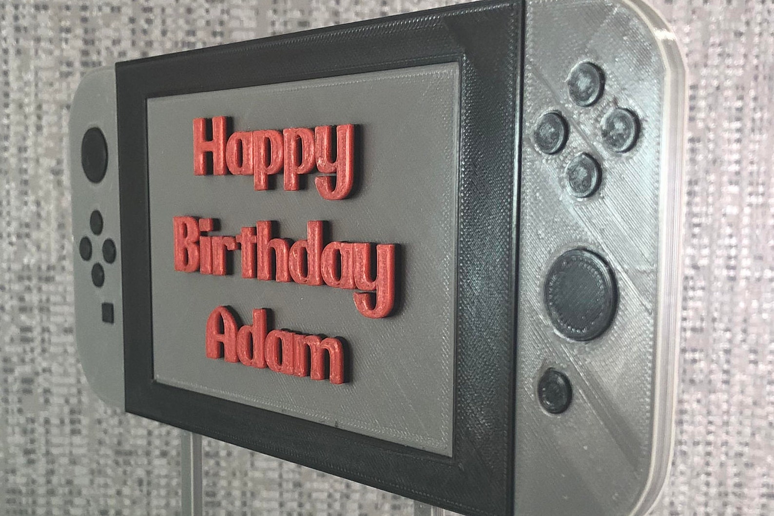 Gaming - Gamer - Handheld Video Game Controller - Birthday Cake Topper ...