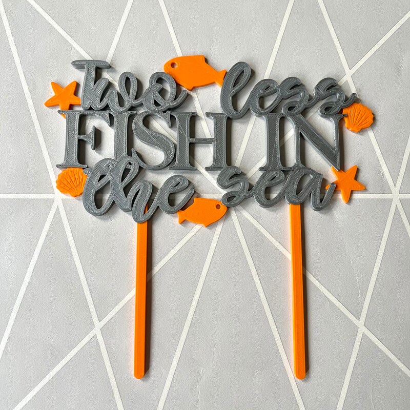 Fish Cake Topper - Etsy