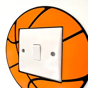 3D Printed Basketball Light Switch Cover: Sports Room Decor - Etsy