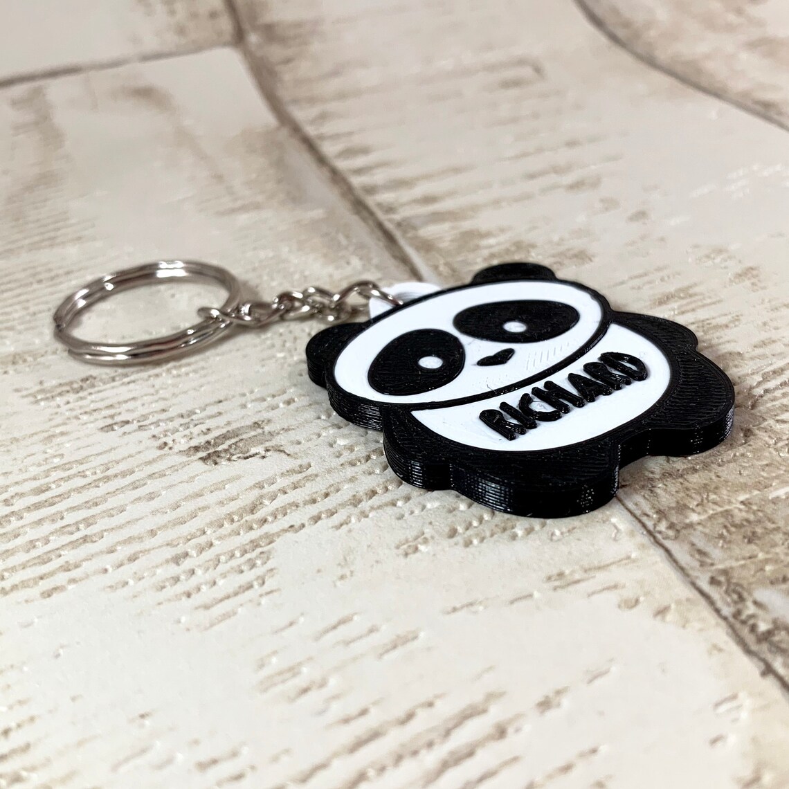 Panda Keyring Keychain Personalised 3D Printed Party Bag - Etsy
