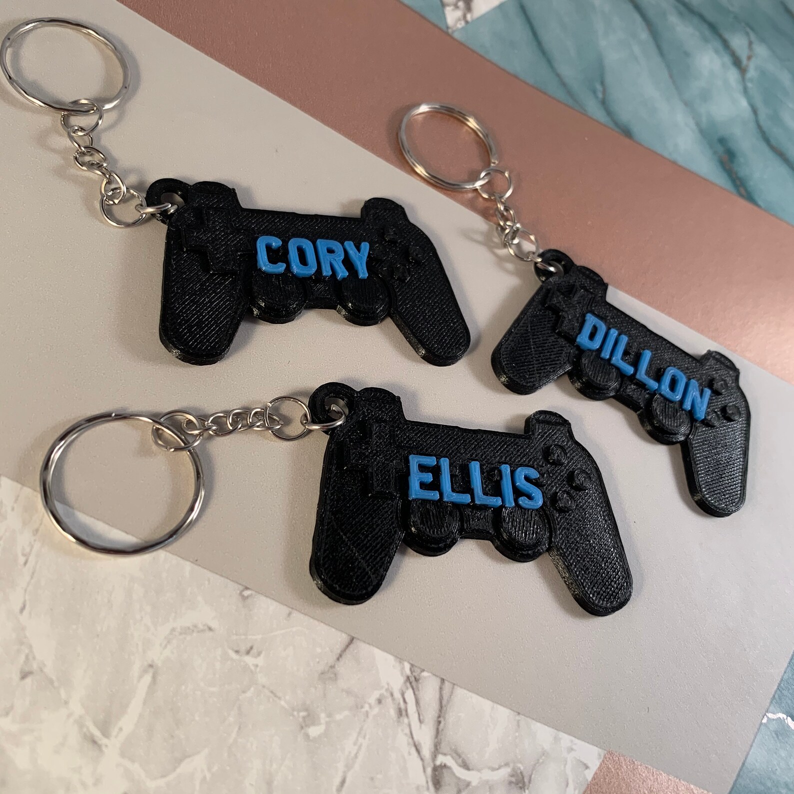 Game Controller Keychain/keyring Video Gamer 3D Printed | Etsy UK