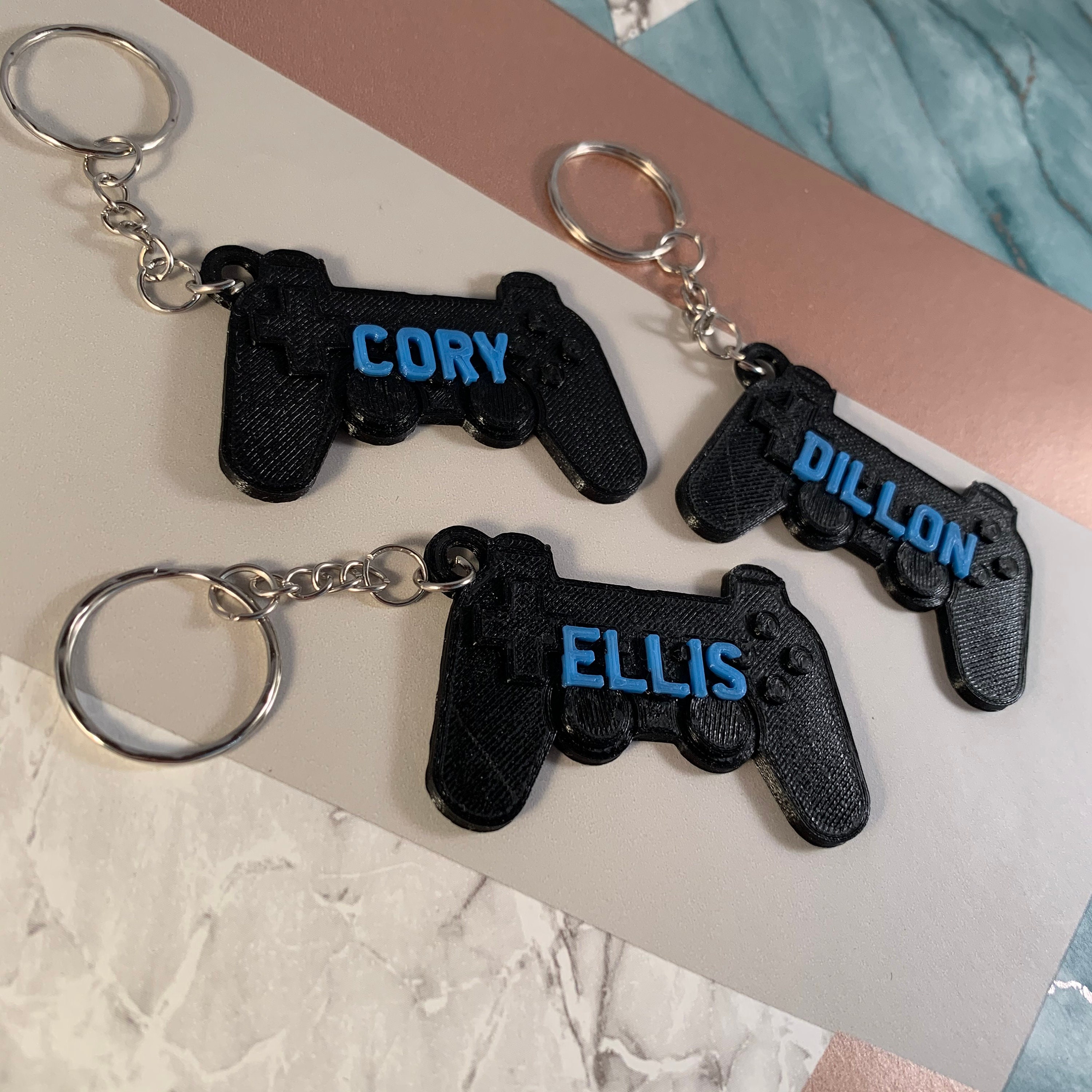 Game Controller Keychain/keyring Video Gamer 3D Printed | Etsy UK