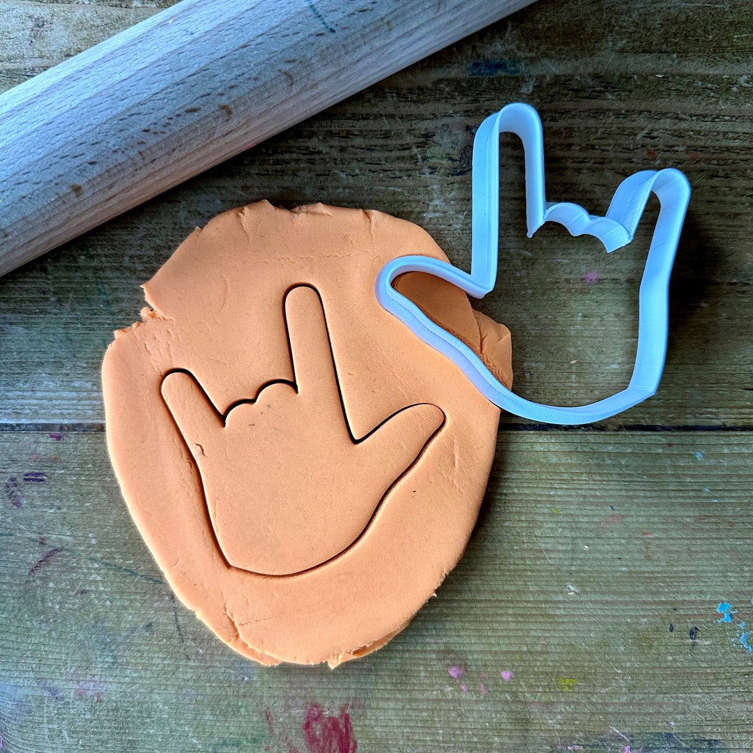 Rock N Roll Cookie Cutter - Cute Cutter - Biscuit - Fondant - Clay ...