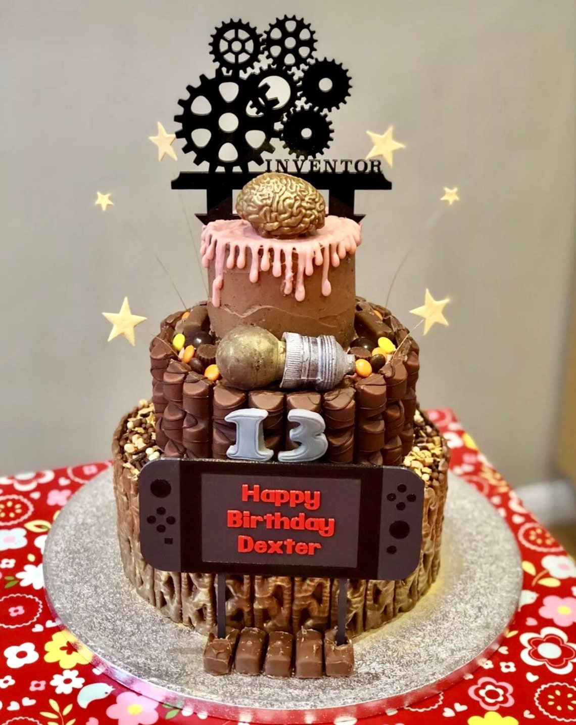 Gaming - Gamer - Handheld Video Game Controller - Birthday Cake Topper ...