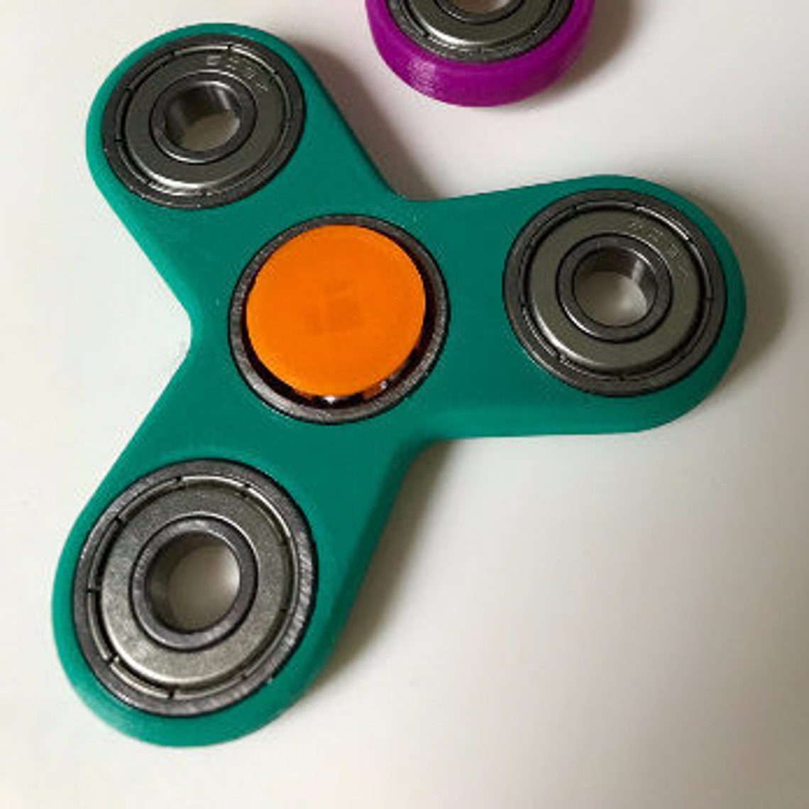 Geo Fidget Hand Finger Bar Spinner Edc Pocket Desk Gadget | Etsy