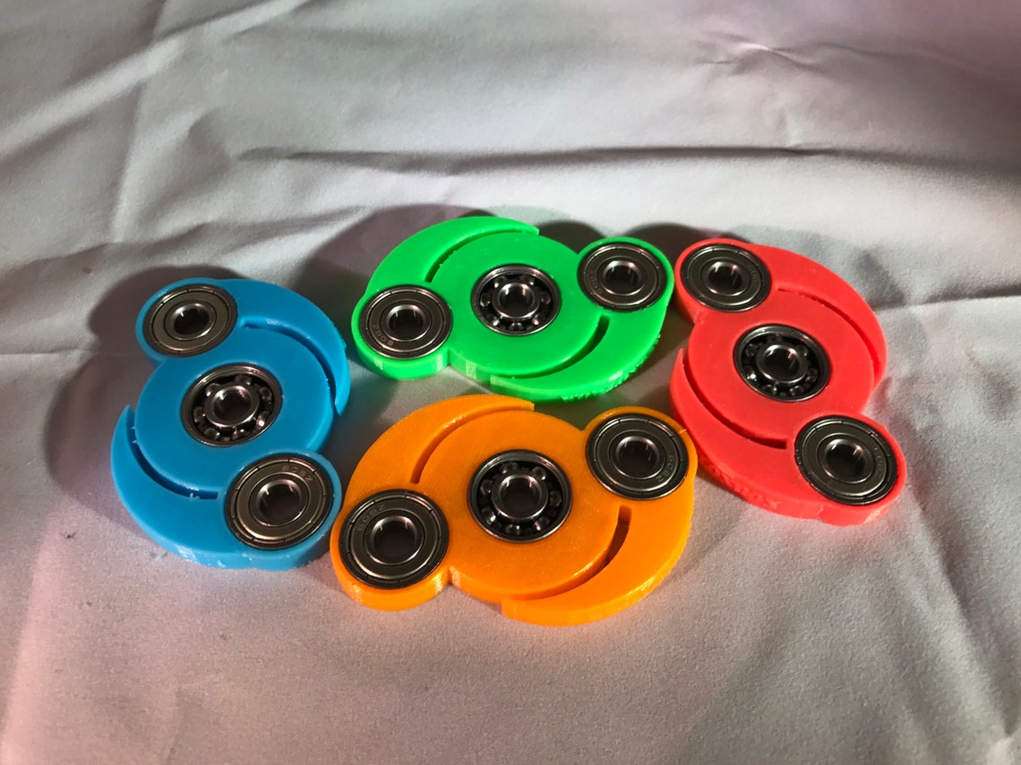 Geo Fidget Hand Finger Bar Spinner EDC Pocket Desk Gadget - Etsy