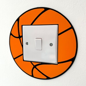3D Printed Basketball Light Switch Cover: Sports Room Decor - Etsy