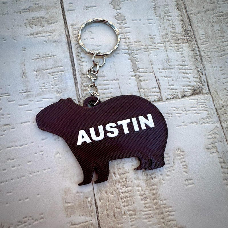 Capybara School Name Tags - Etsy