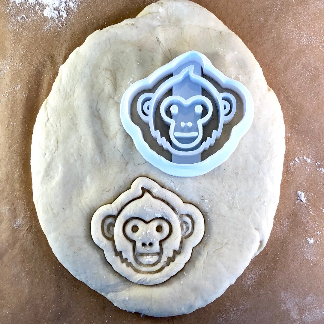 Monkey - Chimpanzee - Cookie Cutter - Cute Cutter - Biscuit - Fondant ...