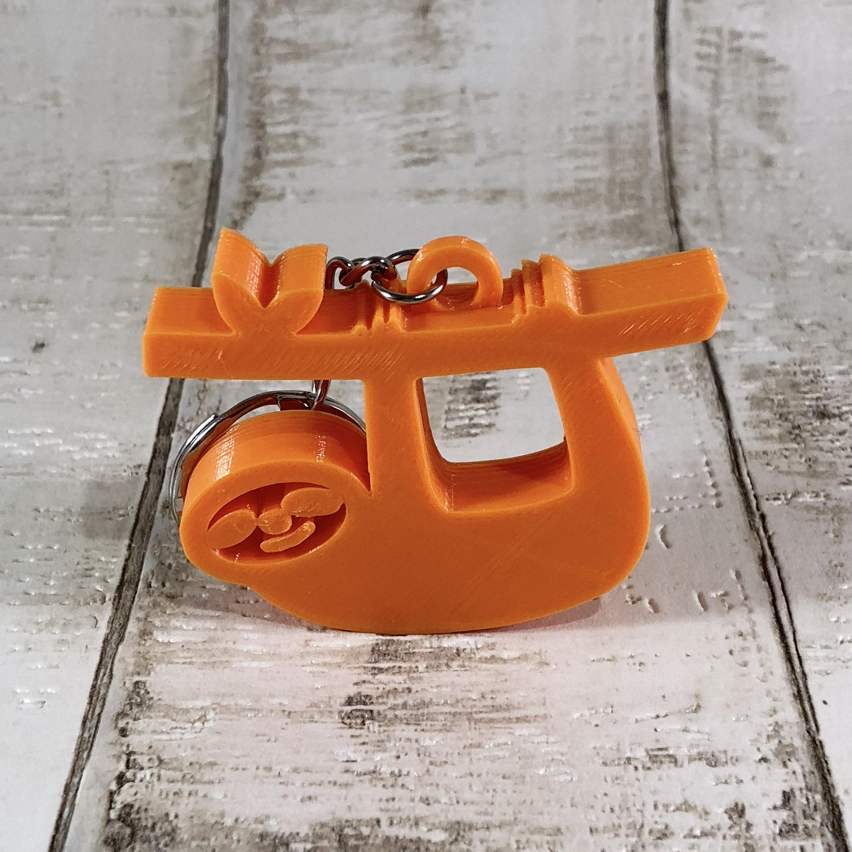 Sloth Keyring/Keychain 3D Printed Party Bag Fillers | Etsy