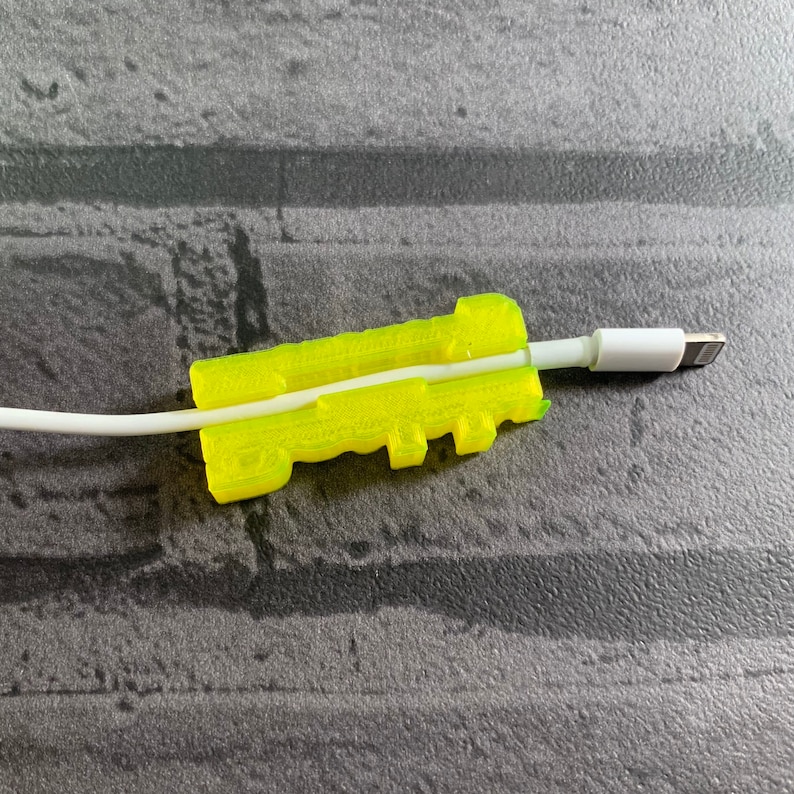 Personalised iPhone Charger Tag: 3D Printed Cable Identifier - Etsy