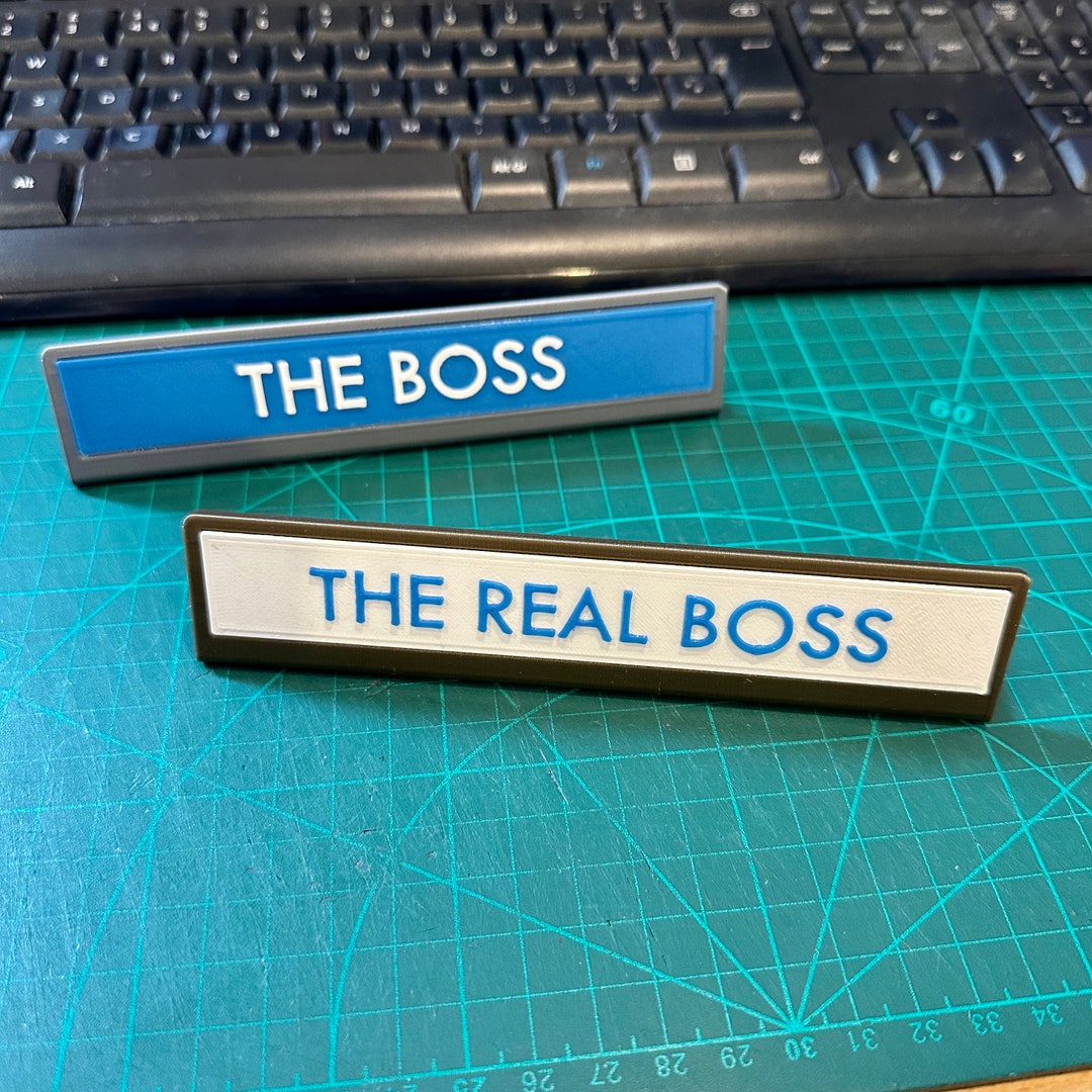 Personalised Desk Sign - Teachers Gifts - 3D Printed - Stationary ...
