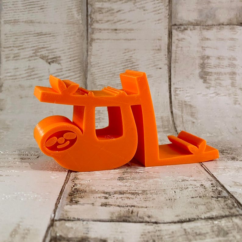 Sloth Mobile Ipad Phone Stand Madagascar Lover Desk - Etsy