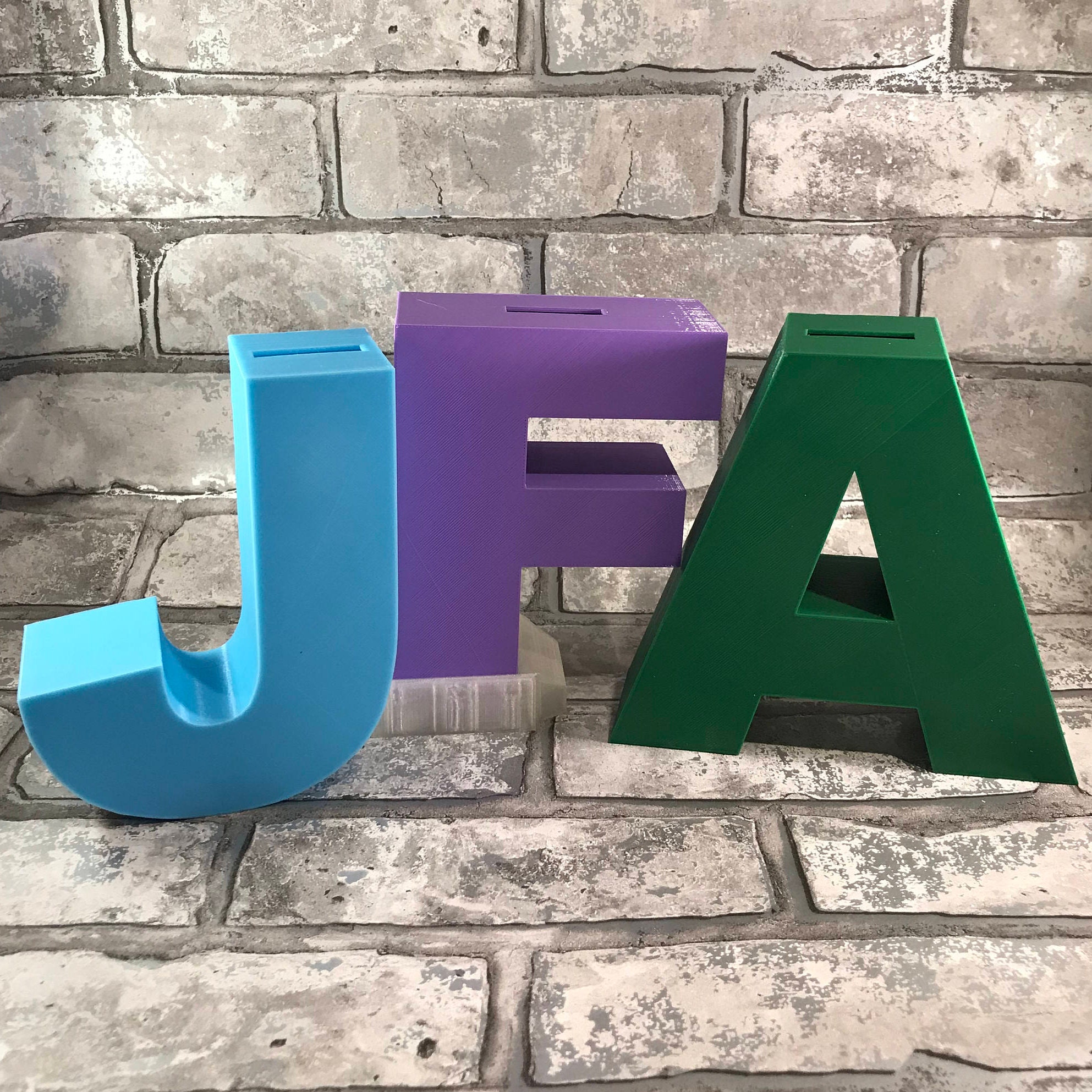 Money Box Alphabet/Letter Personalised Piggy Bank Coin | Etsy