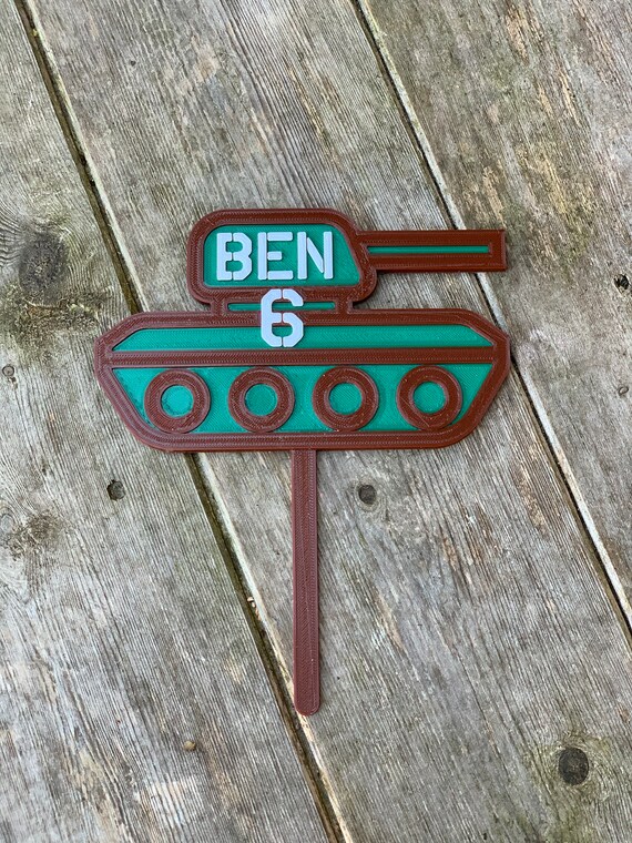 Army Tank Cake Topper Soldier Personalised Vehicles | Etsy