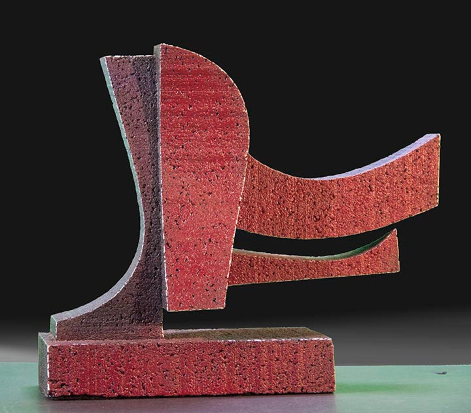 DOUBLE TROUBLE - Abstract Sculpture. Cast Metal Maquette. Possible ...