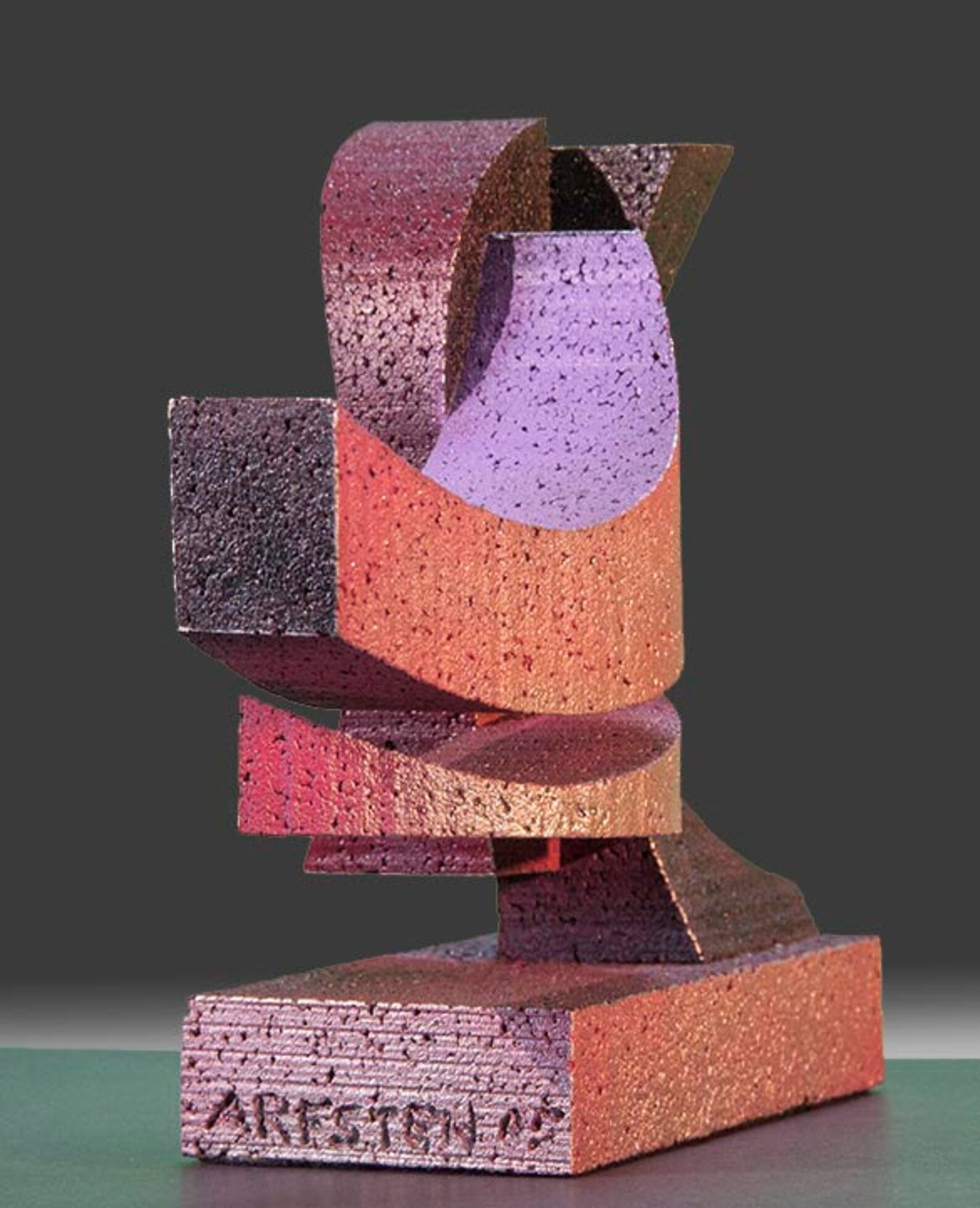 DOUBLE TROUBLE - Abstract Sculpture. Cast Metal Maquette. Possible ...