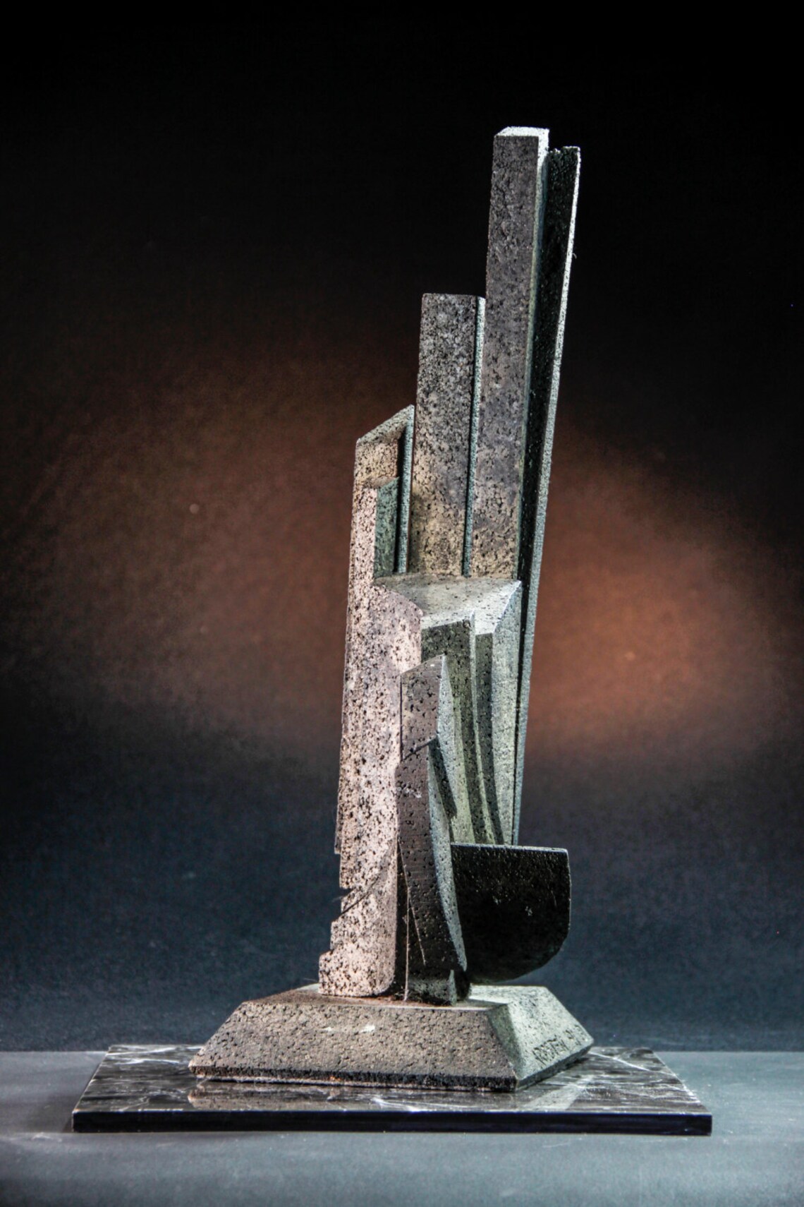 DEJA VU - Abstract Sculpture. Cast Metal Maquette. Possible Monumental ...