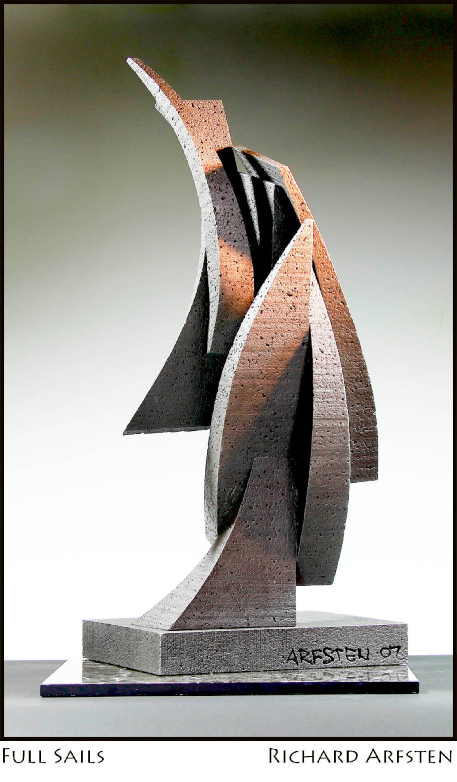 FULL SAILS - Architectural Geometric Abstract Sculpture Maquette ...