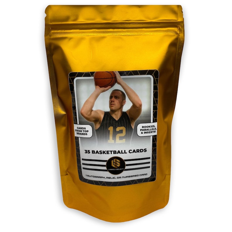 Basketball Card Pack – Autograph, Relic, or Numbered Card Guaranteed ...