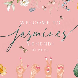 LOVE Modern Eclectic Mehendi/henna Sign and Decor - Etsy