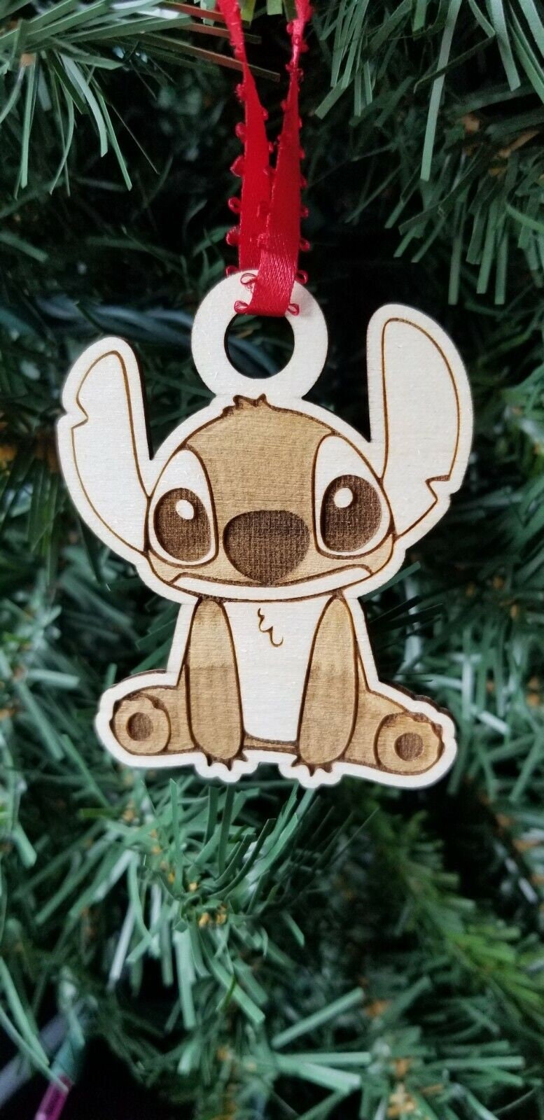 Stitch Laser Engraved Ornament Lilo and Stitch - Etsy
