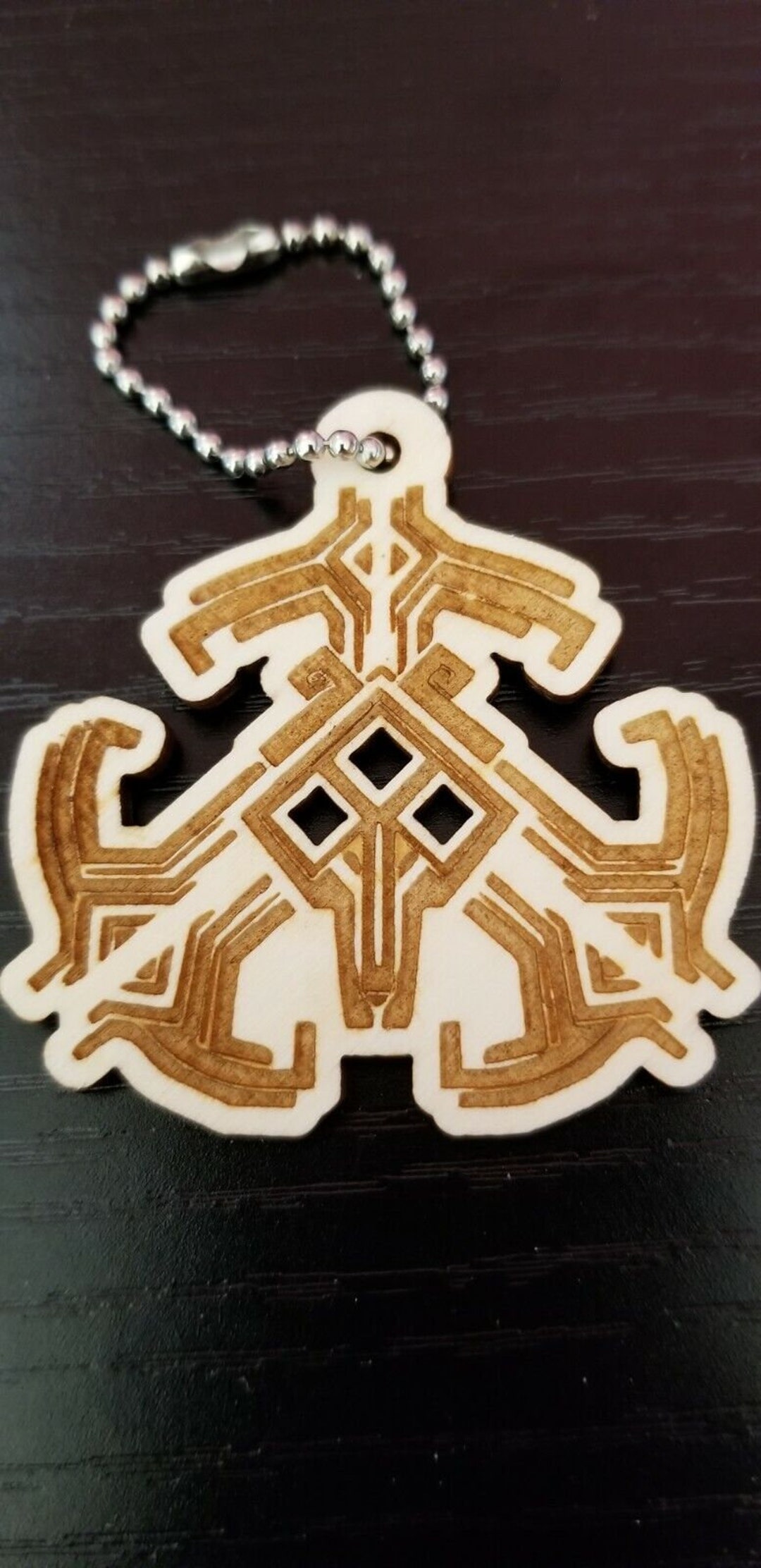 Outer Wilds Nomai Mask Keychain Laser Engraved - Etsy