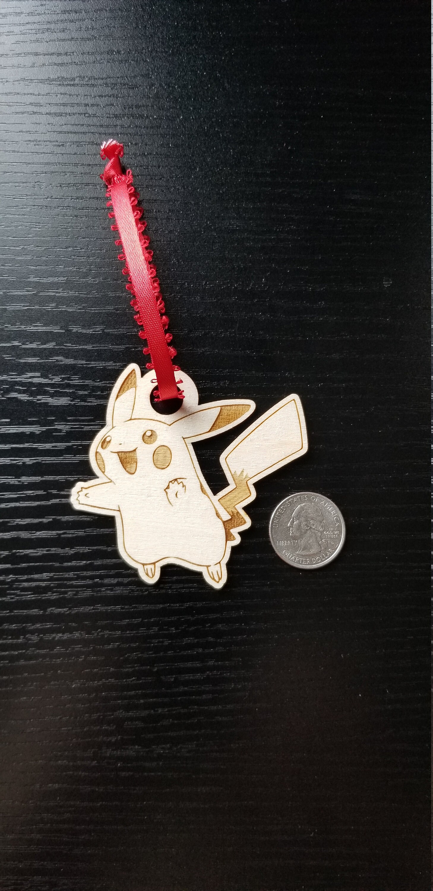 Pokemon Pikachu Ornament Laser Engraved - Etsy