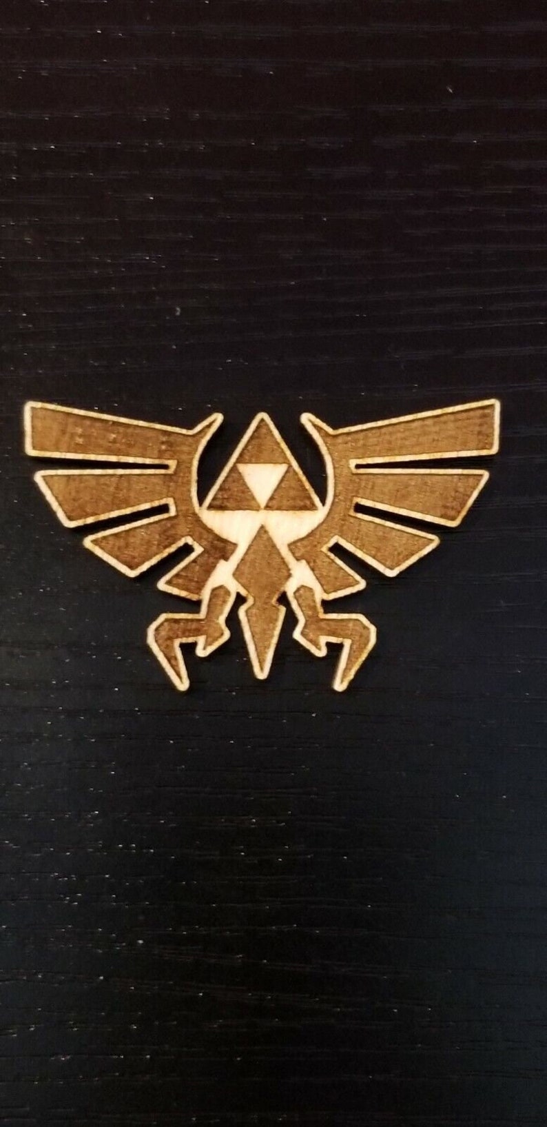 Legend of Zelda Royal Crest Magnet Laser Engraved Triforce - Etsy