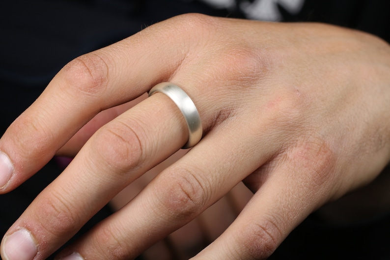 Simple Wedding Rings 3 and 6 Mm Silver Wedding Rings Silver | Etsy