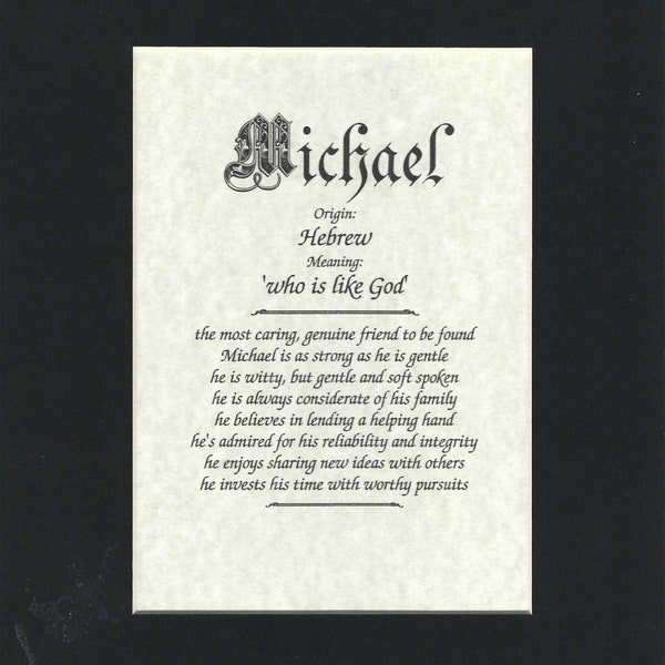 Name Origin Print - Etsy