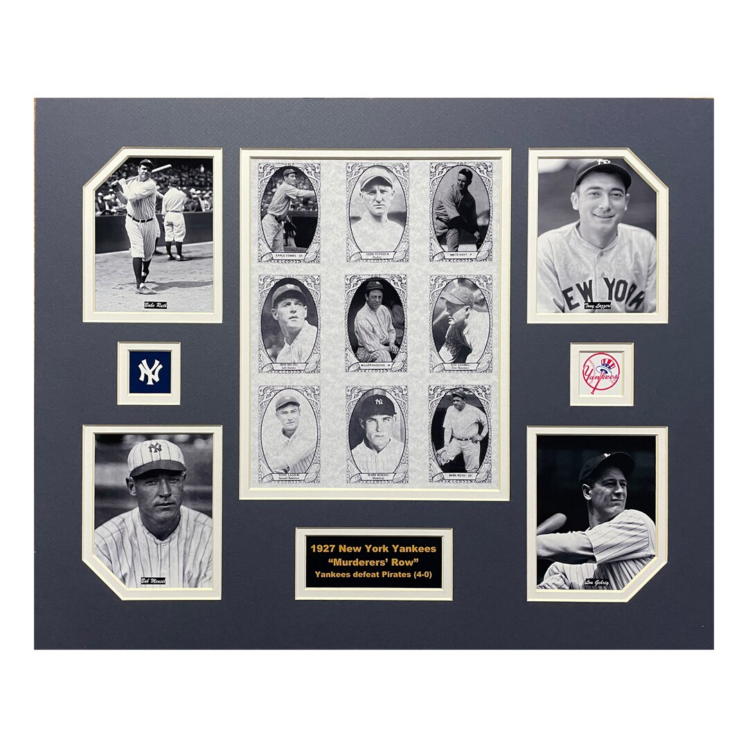 New York Yankees 1927 MLB Baseball Murderers Row World Series Champions ...