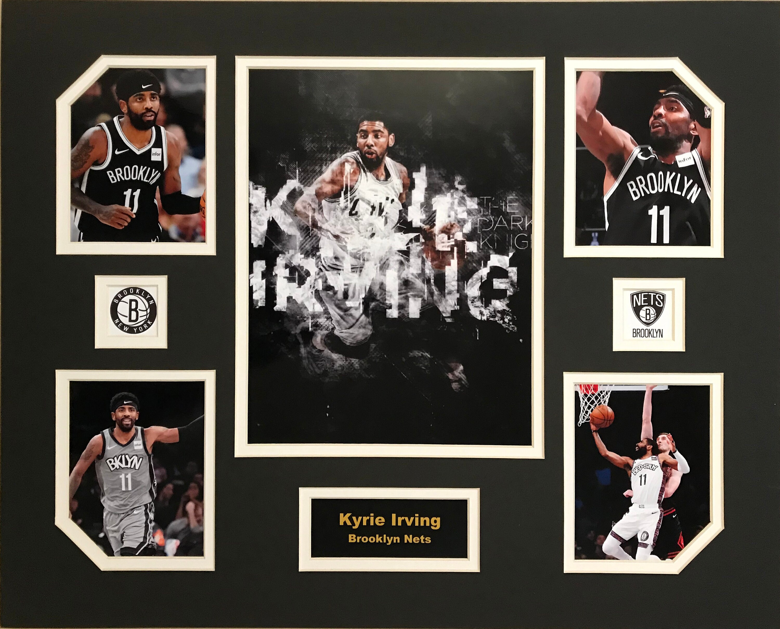 Kyrie Irving Brooklyn Nets NBA Basketball 16 x 20 inch Collage | Etsy