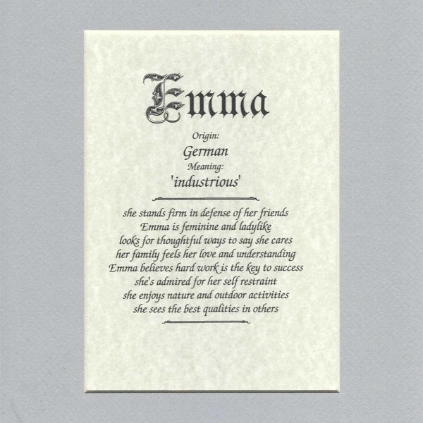 Name Origin Print - Etsy