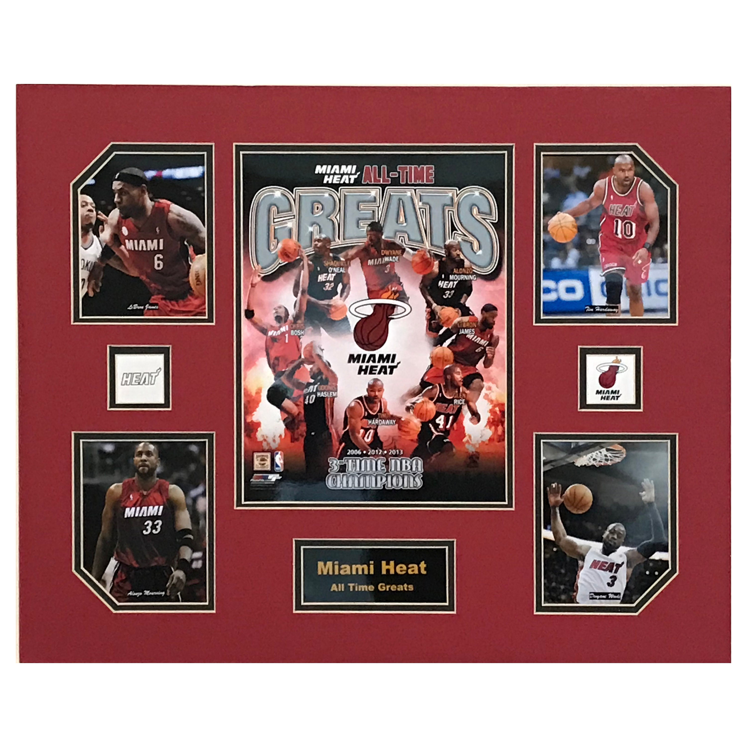Miami Heat NBA Basketball All-time Greats 16 X 20 Inch Collage - Etsy