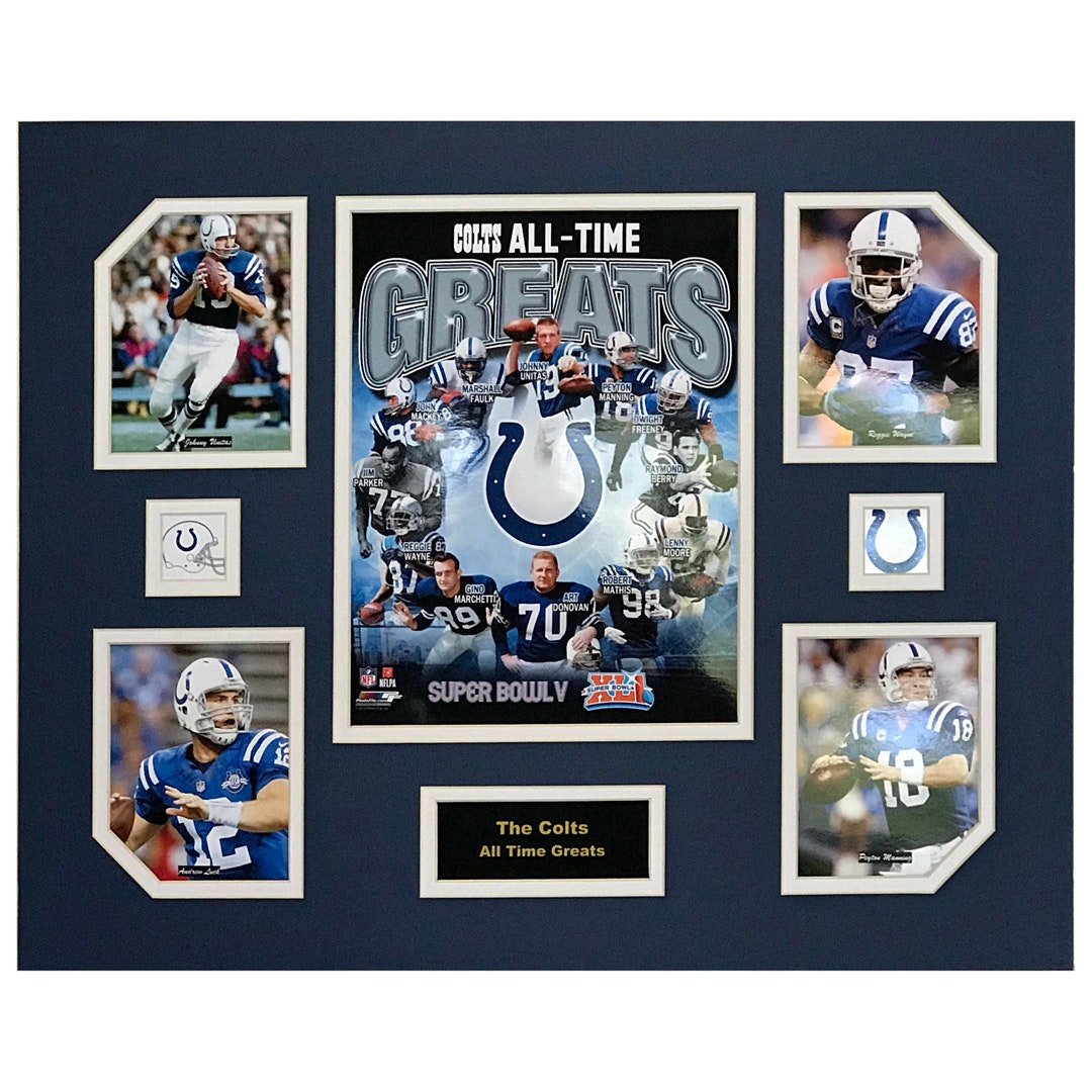 Indianapolis/baltimore Colts NFL Football All-time Greats 16 X 20 Inch ...