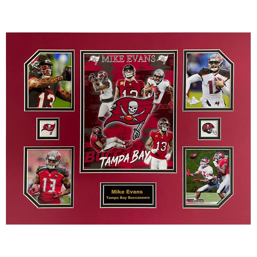 Mike Evans Tampa Bay Buccaneers NFL Football 16 X 20 Inch Collage - Etsy