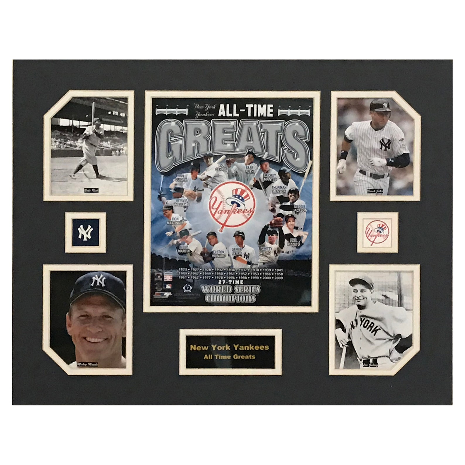 New York Yankees MLB All-time Greats 16 X 20 Inch Collage - Etsy