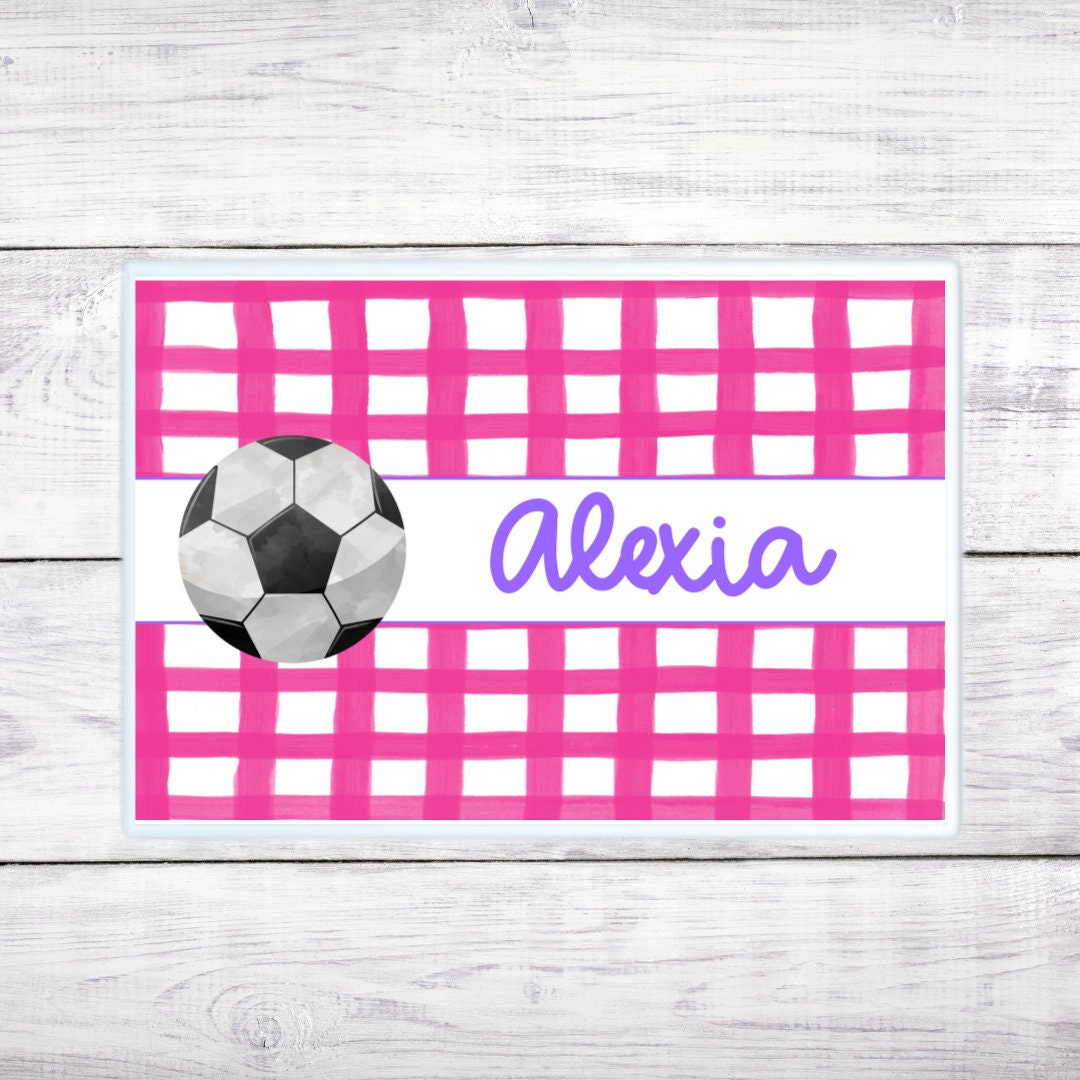 Personalized Placemat - Soccer - Team Colors - Kid Gift - Easter Gift ...