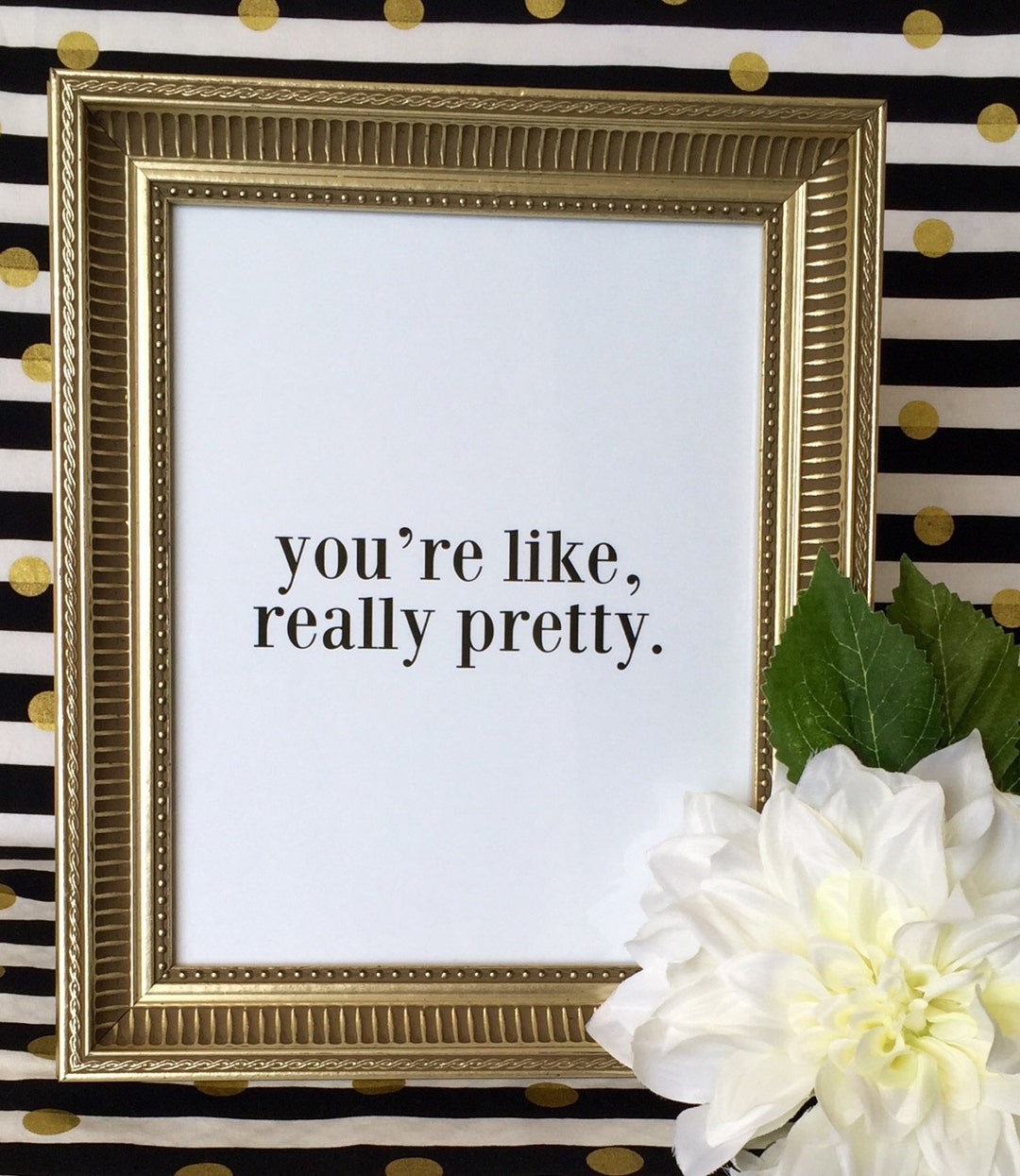 You're Like Really Pretty - Art Print - Wall Decor - Mean Girls - Quote Print - Bathroom ...