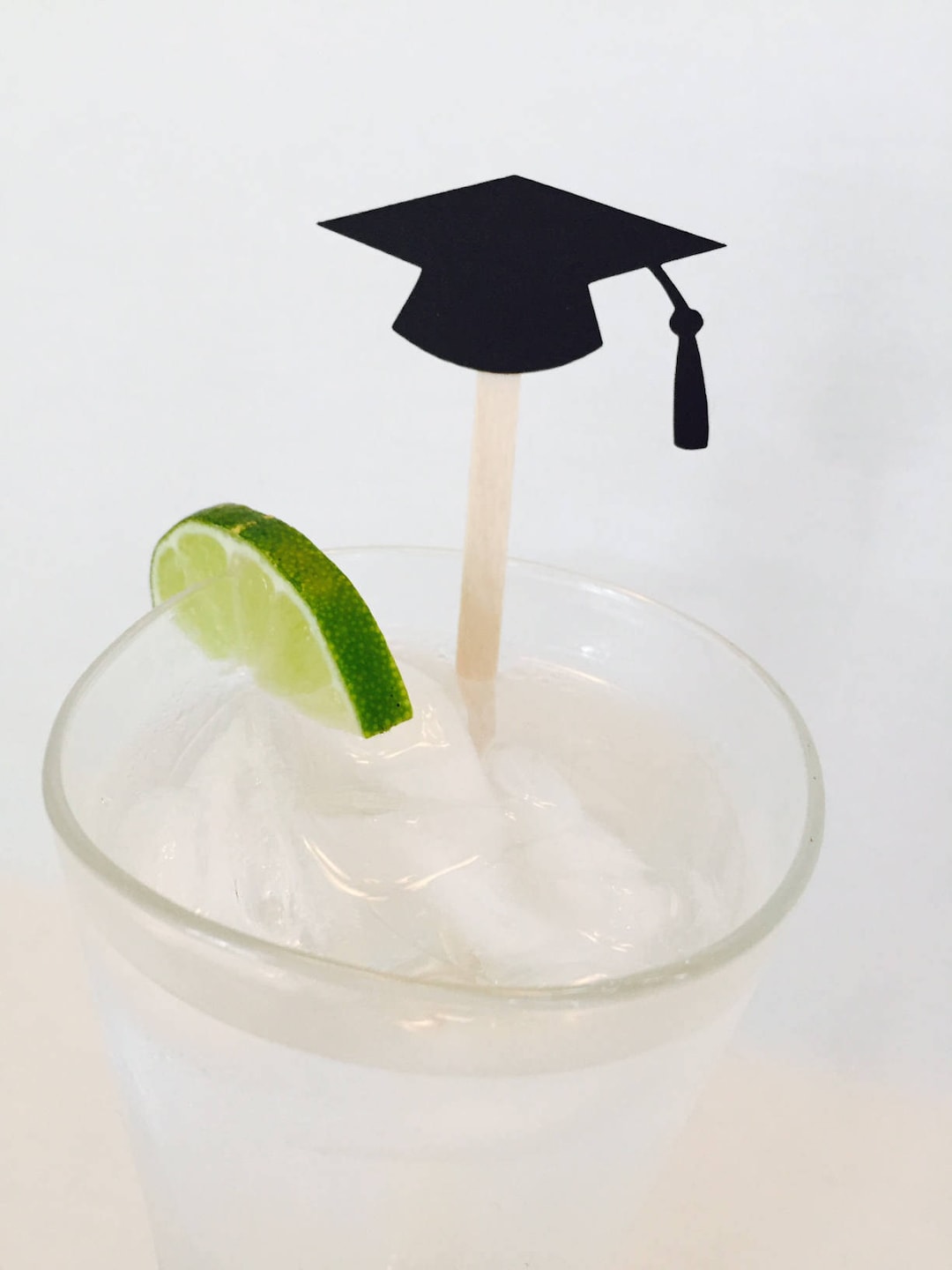 15 Graduation Cap Swizzle Sticks - Drink Stirrer - Cap and Gown ...