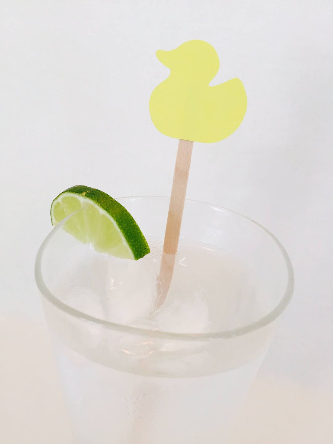 15 Rubber Duck Swizzle Sticks - Shower Decorations - New Baby - Pink ...