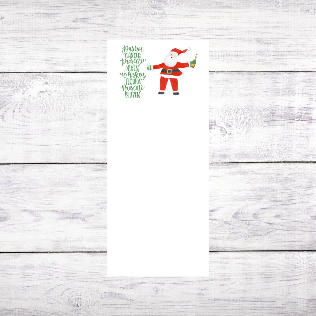 Christmas Notepad, Funny Notepad, Santa Notepad, Hostess Gift, Secret ...