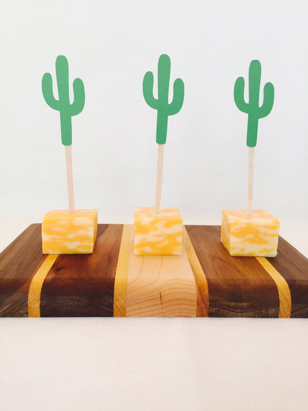 Cactus Appetizer Picks: Fiesta Party Food Decorations (set of 15) - Etsy