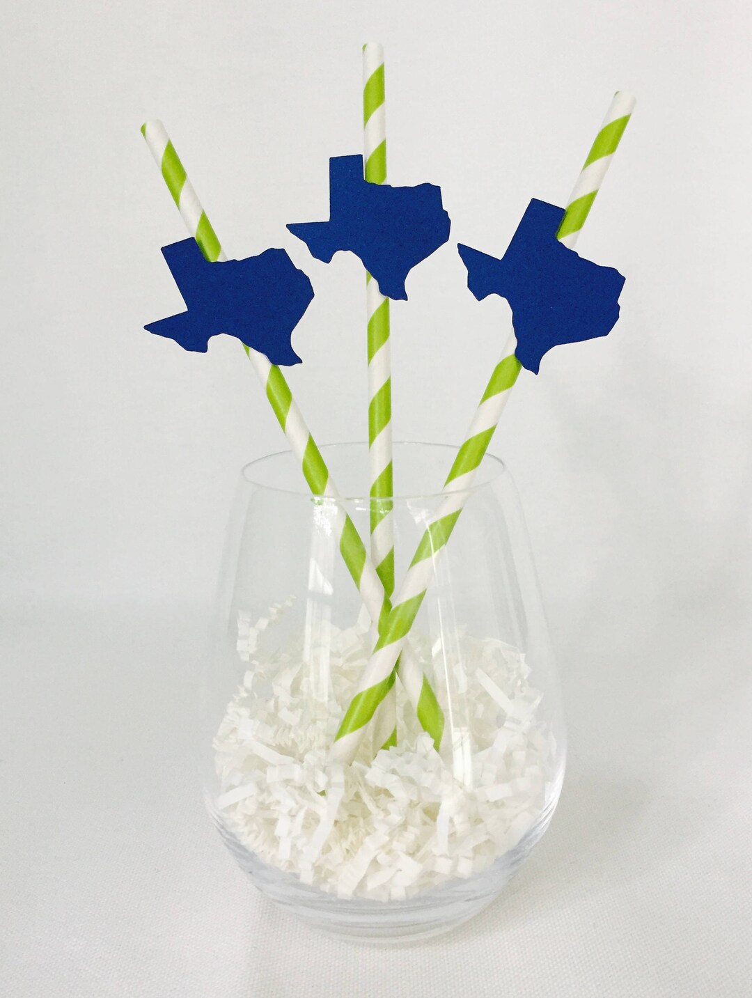 State Pride Striped Party Straws: Pick Your State (set of 12) - Etsy