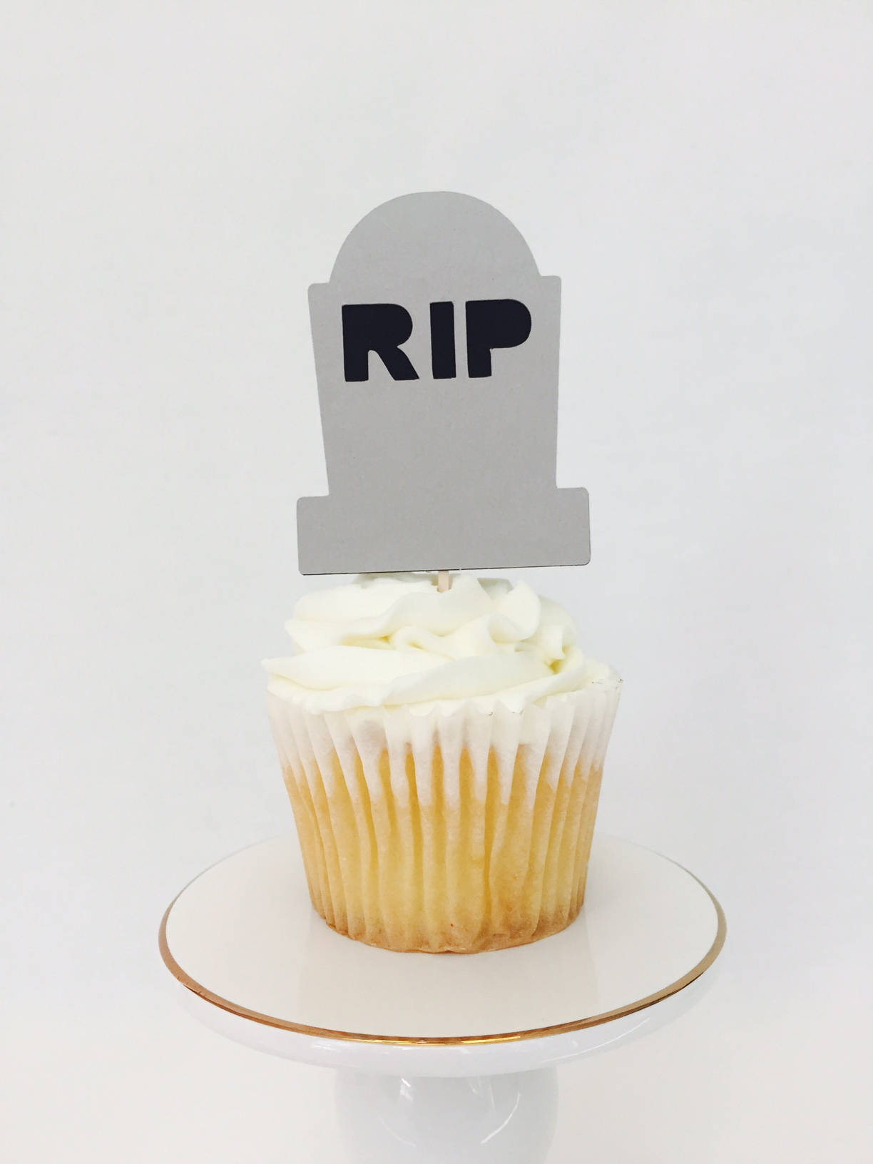 12 RIP Gravestone Cupcake Toppers Halloween Halloween - Etsy Canada