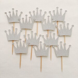 Crown Cupcake Toppers - Princess Party - Royal - Birthday Party - Baby ...
