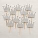 Crown Cupcake Toppers - Princess Party - Royal - Birthday Party - Baby ...