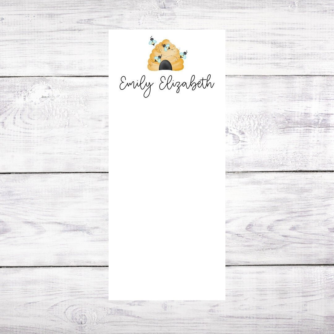 Personalized Notepad - Bee - to Do List - Busy Bee - Birthday ...
