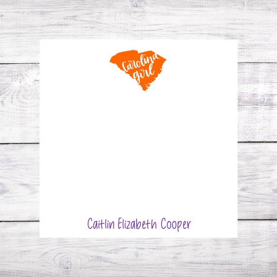 South Carolina Notepad College Colors Graduation Gift - Etsy